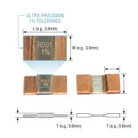 China 0.0025Ω (2.5mΩ) 5930 Current Shunt Resistor 7W ±1% Ellon High Precision SMD for sale