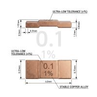 China 0.00025Ω (0.25m Ohm) 5930 Current Shunt Resistor 12W 1% High Precision SMD for sale