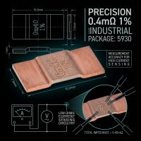 China 0.0007Ω (0.7m Ohm) 5930 Current Shunt Resistor 7W ±1% Ellon High Precision SMD for sale