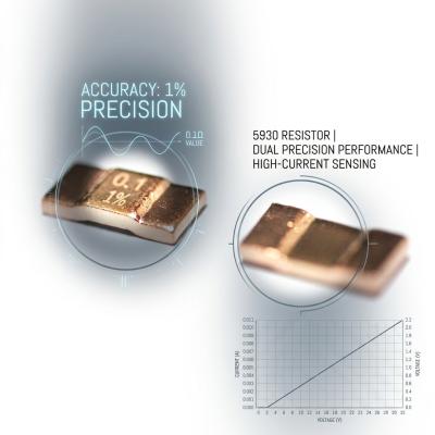 China 0.0004Ω (0.4m Ohm) 5930 Current Shunt Resistor 9W ±1% Ellon High Precision SMD for sale