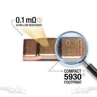 China 0.0003Ω (0.3m Ohm) 5930 Current Shunt Resistor 10W 1% Ellon High Precision SMD for sale