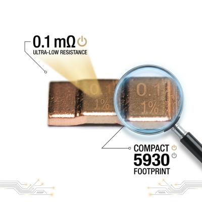 China 0.0003Ω (0.3m Ohm) 5930 Current Shunt Resistor 10W 1% Ellon High Precision SMD for sale