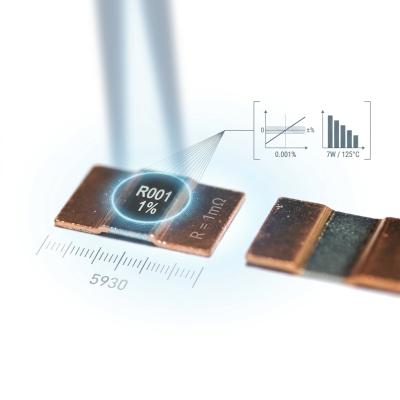China 0.00075Ω (0.75m Ohm) 5930 Current Shunt Resistor 7W ±1% Ellon High Precision SMD for sale