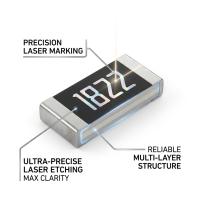 China 0Ω 2512 Chip Fixed Resistor 2W ±5% Ellon High Precision SMD RoHS Compliant for sale