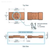 China 0.0025 Ohm 5930 Current Shunt Resistor 7W ±1% Ellon High Precision SMD RoHS Compliant for sale