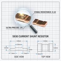 China 0.0025 Ohm 5930 Current Shunt Resistor 7W ±1% Ellon High Precision SMD RoHS Compliant for sale
