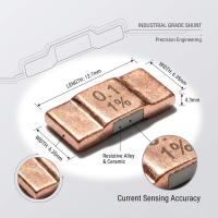 China 0.0007 Ohm 5930 Current Shunt Resistor 7W ±1% Ellon High Precision SMD RoHS Compliant for sale