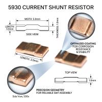 China 0.0007 Ohm 5930 Current Shunt Resistor 7W ±1% Ellon High Precision SMD RoHS Compliant for sale