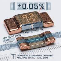 China 0.00075R (0.75m Ohm) 15.0mm × 7.5mm Current Shunt Resistor 7W ±1% Ellon High Precision SMD for sale