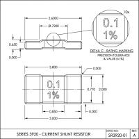 China 0.0002R (0.2mΩ) 3920 Current Shunt Resistor 12W ±0.5% Ellon High Precision SMD for sale