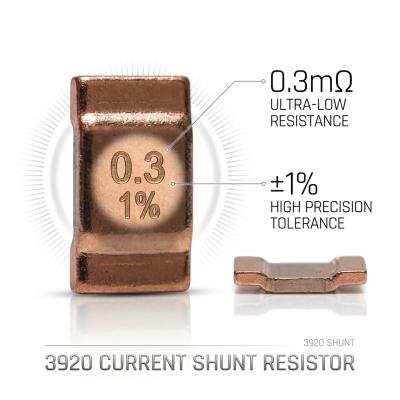 China 0.0002Ω±1% 3920 Current Shunt Resistor 12W Ellon High Precision SMD RoHS Compliant for sale