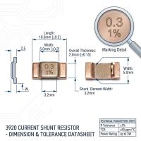 China 0.0005R 3920 Current Shunt Resistor 9W Ellon High Precision SMD RoHS Compliant for sale