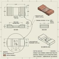 China 0.0015R (1.5m Ohm) 3920 Current Shunt Resistor 7W 1% Ellon High Precision SMD for sale