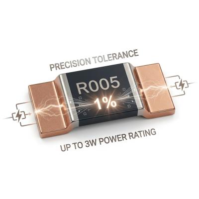 China 0.0002Ω (0.2mΩ) 2512 Current Shunt Resistor 7W 1% Ellon High Precision SMD for sale