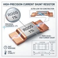 China 0.0004R (0.4m Ohm) 2512 Current Shunt Resistor 6W 1% Ellon High Precision SMD for sale