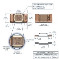 China 0.003R (3m Ohm) 2512 Current Shunt Resistor 4W ±1% Ellon High Precision SMD for sale