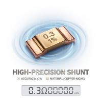 China 0.005Ω (5mΩ) 2512 Current Shunt Resistor 5W Ellon High Precision SMD RoHS Compliant for sale