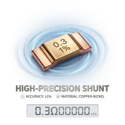 China 0.005Ω (5mΩ) 2512 Current Shunt Resistor 5W Ellon High Precision SMD RoHS Compliant for sale