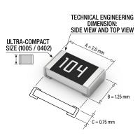 China 1.5 Ohms 2512 Chip Resistor 2W Ever Ohms High Precision SMD RoHS Compliant for sale