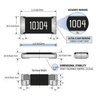 China 1Ω 2512 Chip Resistor 2W ±5% Ever Ohms High Precision SMD RoHS Compliant for sale