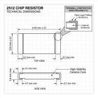 China 1 M Ω ±5% 2512 Chip Resistor 2 W @ 70 °C Ever Ohms High Precision SMD RoHS Compliant for sale