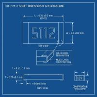 China 18Ω ±5% 2512 Chip Resistor 2W at 70℃ Ever Ohms High Precision SMD RoHS Compliant for sale
