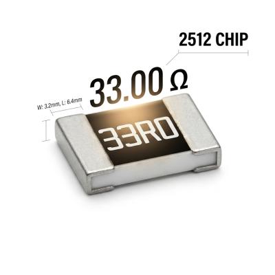 China 15 Ohm 2512 Chip Resistor 2W ±5% Ever Ohms High Precision SMD RoHS Compliant for sale