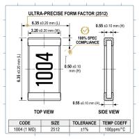 China 13kΩ 2512 Chip Resistor 2W ±5% Ever Ohms High Precision SMD RoHS Compliant for sale