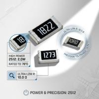 China 10,000Ω 2512 Chip Resistor 2W at 70°C Ever Ohms High Precision SMD RoHS Compliant for sale