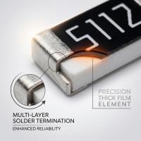 China 75 Ohm 2512 Chip Resistor 2W Ever Ohms High Precision SMD RoHS Compliant for sale