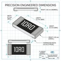China 75KΩ 2512 Chip Resistor 2W ±1% Ever Ohms High Precision SMD RoHS Compliant for sale