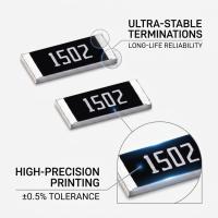 China 750Ω 2512 Chip Resistor 2W ±1% Ever Ohms High Precision SMD RoHS Compliant for sale