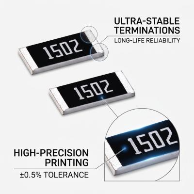 China 750Ω 2512 Chip Resistor 2W ±1% Ever Ohms High Precision SMD RoHS Compliant for sale