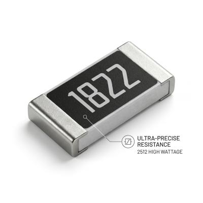 China 56 Ω 2512 Chip Resistor 2W ±1% Ever Ohms High Precision SMD RoHS Compliant for sale