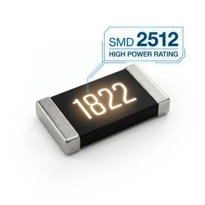 China 510Ω 2512 Chip Resistor 2W ±1% Ever Ohms High Precision SMD RoHS Compliant for sale
