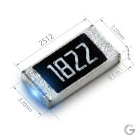 China 4.7 kΩ 2512 Chip Resistor 2 W ±1% Ever Ohms High Precision SMD RoHS Compliant for sale