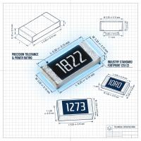 China 4.7 kΩ 2512 Chip Resistor 2 W ±1% Ever Ohms High Precision SMD RoHS Compliant for sale