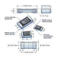 China 470KΩ 2512 (6.35mm by 3.2mm) Chip Resistor 2W ±1% Ever Ohms High Precision SMD for sale