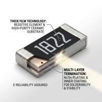 China 43Ω (43R) 2512 Chip Resistor 2W @ 70℃ ambient temperature Ever Ohms High Precision SMD for sale