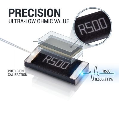 China 43k Ω 2512 Chip Resistor 2W ±1% Ever Ohms High Precision SMD RoHS Compliant for sale