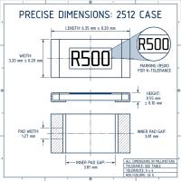 China 43k Ω 2512 Chip Resistor 2W ±1% Ever Ohms High Precision SMD RoHS Compliant for sale
