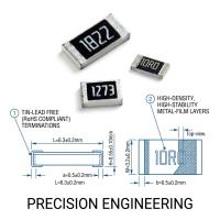 China 402Ω 2512 Chip Resistor 2W ±1% Ever Ohms High Precision SMD RoHS Compliant for sale