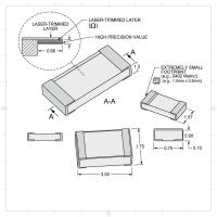 China 330Ω (330R) 2512 (6.30 × 3.20 mm) Chip Resistor 2W @ 70℃ ±1% (F grade) Ever Ohms for sale