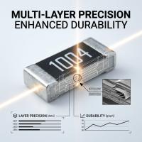 China 30Ω 2512 Chip Resistor 2W @ 70℃ ±1% Ever Ohms High Precision SMD RoHS Compliant for sale
