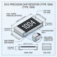 China 30Ω 2512 Chip Resistor 2W @ 70℃ ±1% Ever Ohms High Precision SMD RoHS Compliant for sale