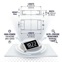 China 2.4KΩ 1% 2512 Chip Resistor 2W Ever Ohms High Precision SMD RoHS Compliant for sale