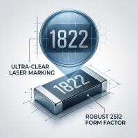 China 2.00Ω (2R) 2512 Chip Resistor 2W @ 70℃ ±1% (F grade) Ever Ohms High Precision SMD for sale
