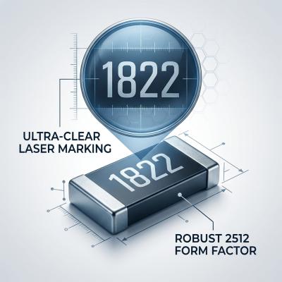 China 2.00Ω (2R) 2512 Chip Resistor 2W @ 70℃ ±1% (F grade) Ever Ohms High Precision SMD for sale