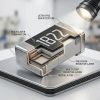 China 27Ω 6.35mm × 3.2mm Chip Resistor 2W @ 70℃ ±1% Ever Ohms High Precision SMD for sale