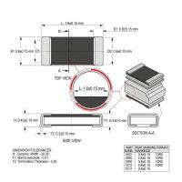 China 220 kΩ 2512 (6.4 mm × 3.2 mm) Chip Resistor 2 W (at 70 °C ambient) Ever Ohms for sale